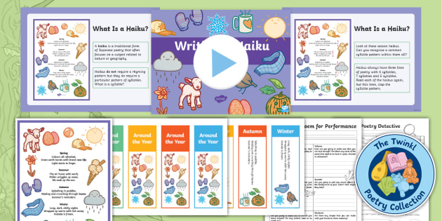 'Around the Year' – Seasons Haikus for KS2 (teacher made)